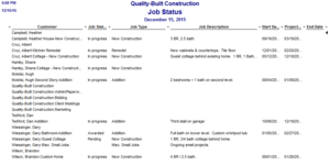 QuickBooks Job Costing Reports
