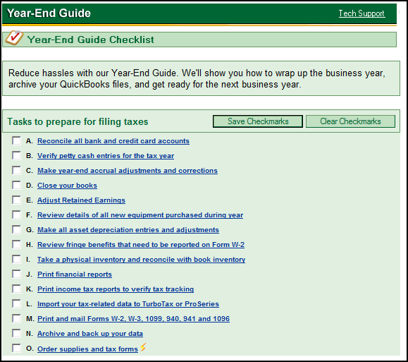 QuickBooks Year End Close Out Tips